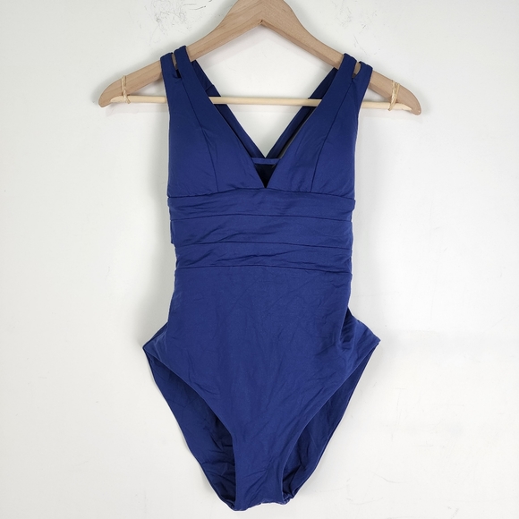 BECCA | Swim | Rebeca Virtue Becca One Piece Swimsuit Sz S Blue ...